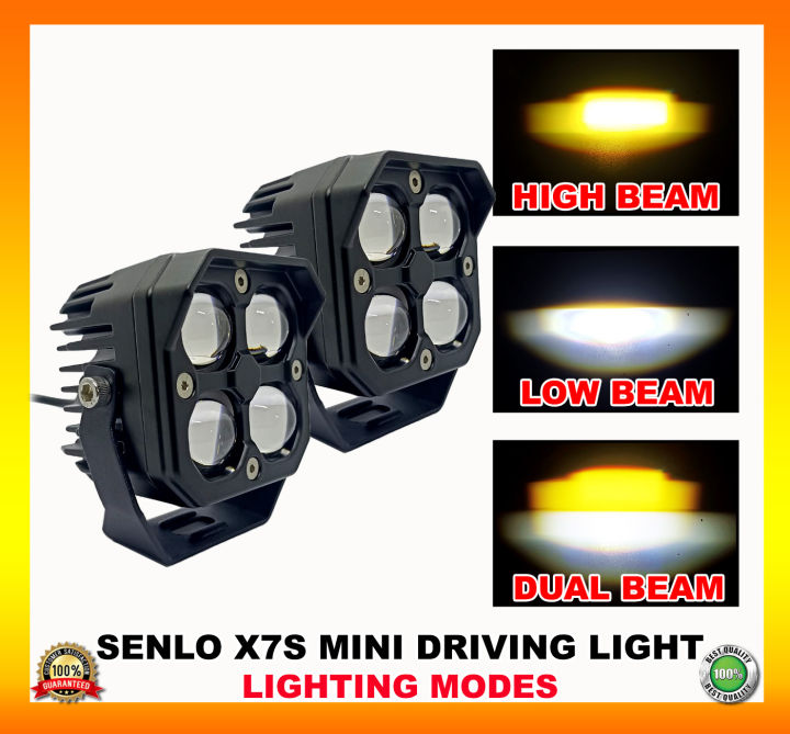 Original Senlo X7S Mini Driving Light V3, 80W Lighting Power, Auxiliary ...