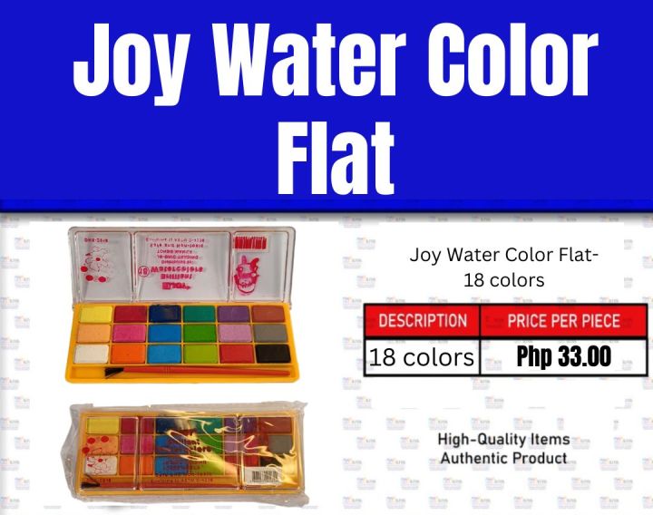 JOY- Water Color 18 colors | Lazada PH