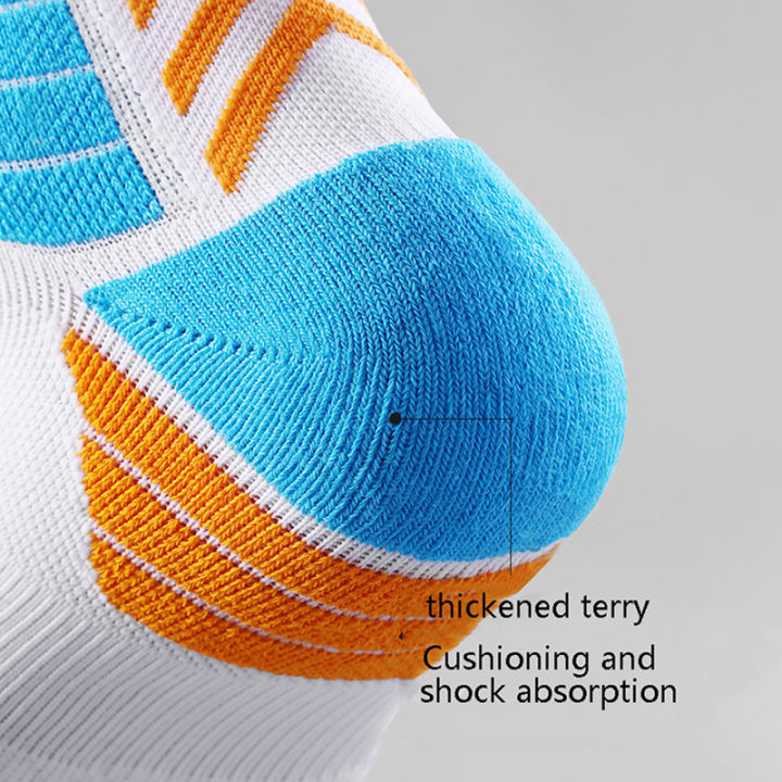 Jay 1คู่กีฬากลางแจ้งแข่งถุงเท้าผู้ชายผู้หญิงขี่จักรยานถุงเท้าถุงเท้า ...