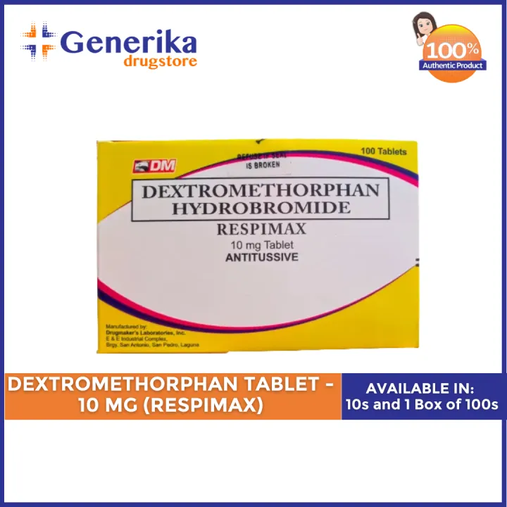 DEXTROMETHORPHAN TABLET - 10 MG (RESPIMAX) | Lazada PH