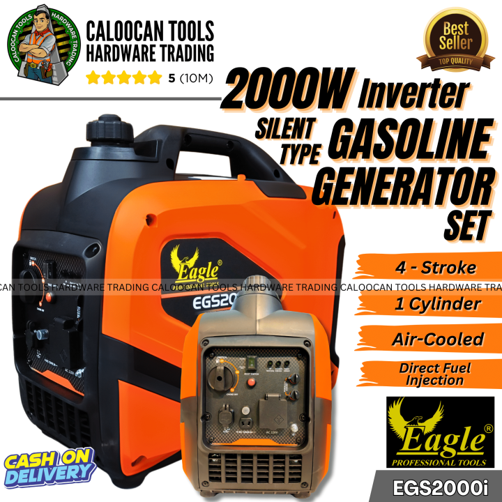 EAGLE Professional Tools 2000W 2Kva Air-Cooled Silent Type Inverter ...