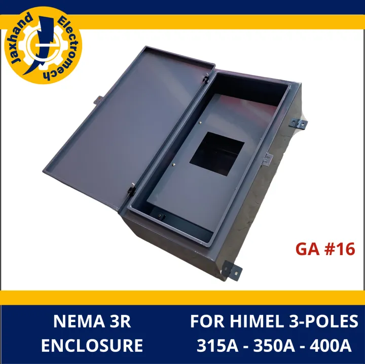 NEMA 3R Enclosure for Himel MCCB 315A - 630A 3Poles, Gauge #16 Powder ...