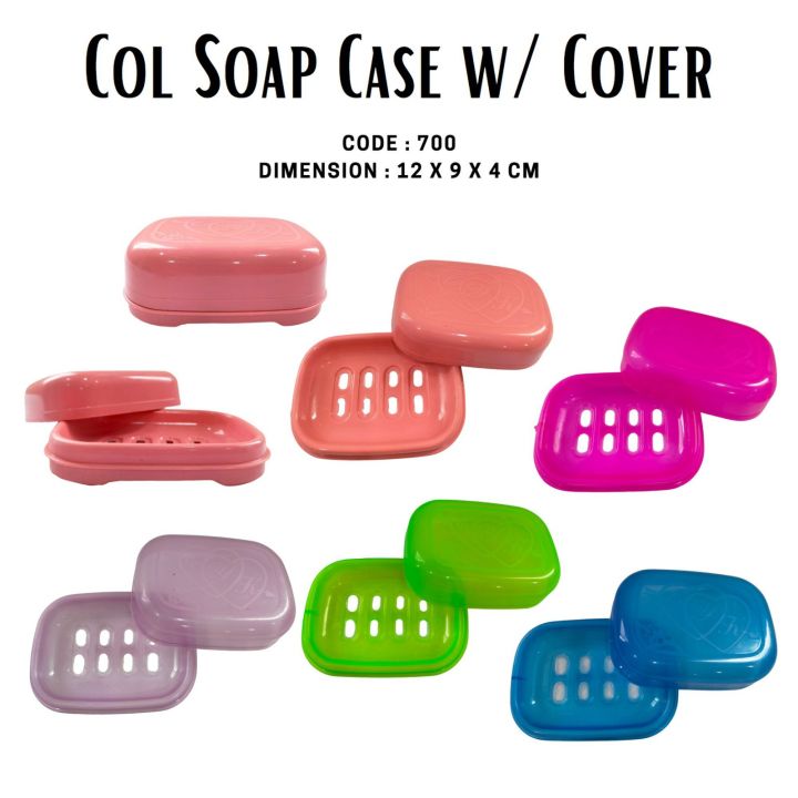 COL SOAP CASE W/COVER/SABONERA/LALAGYAN NG SABON/BATH TOOL/HAND CARE ...