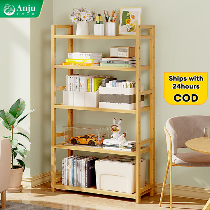 Bamboo Rack Shelf 3/4/5/6 Layers Organizer pace Saving Kitchen Bedroom ...