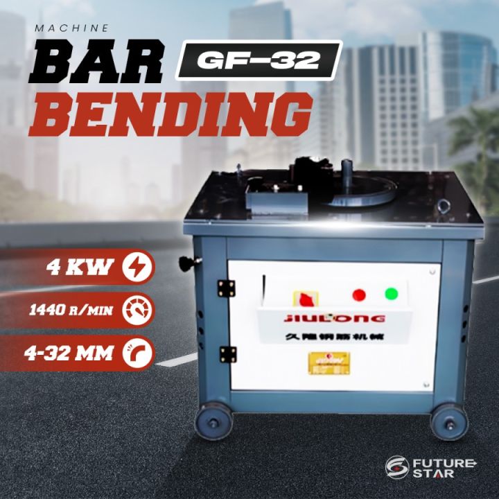 Mesin Bending Besi Behel GF 32 Bar Bender Bending Besi 32mm | Lazada ...