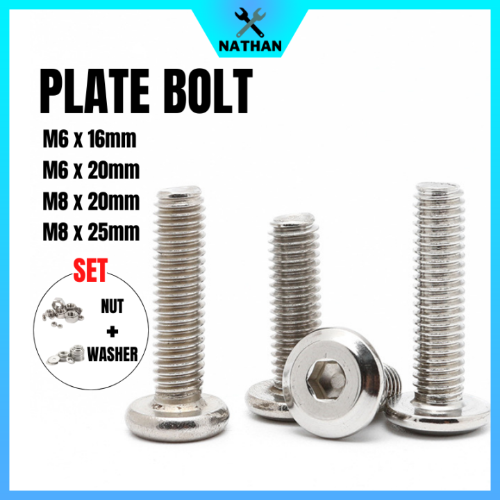 Motorcycle Stainless Bolts 6X16 6X20 8X20 8X25 BODY BOLT DISC BOLT ...