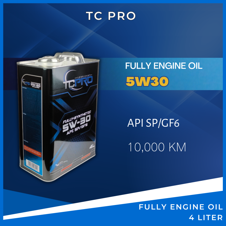 SP/GF6 TC PRO Fully Synthetic 5w-30 Car Engine Oil (4L) Premium ...
