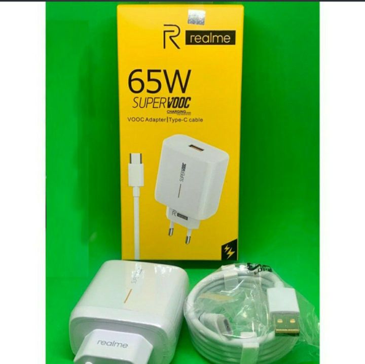 Original Charger Realme 7 6 Pro 7i Type C FAST CHARGING 65W CASAN TIPE ...