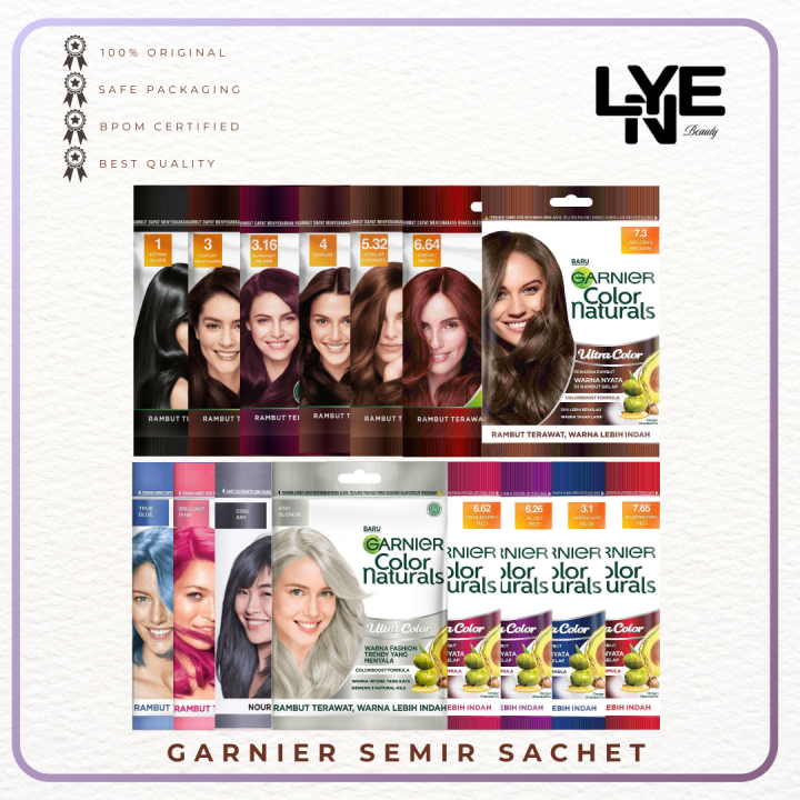 Garnier Color Natural Sachet Semir NEW COLOR READY ! / Garnier Semir Sachet / Garnier Semir ...