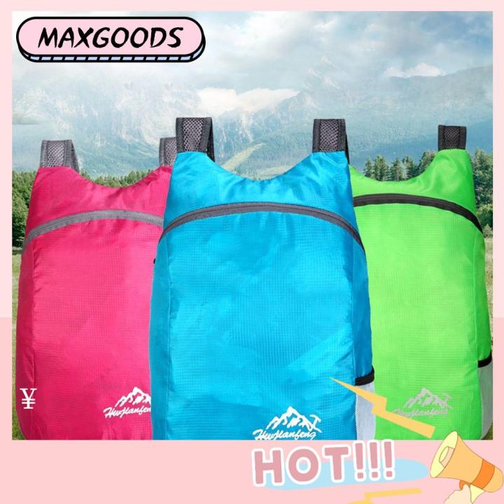 1pc Folding Bag with Package 20L Lightweight Packable Backpack Foldable Ultralight Outdoor ...