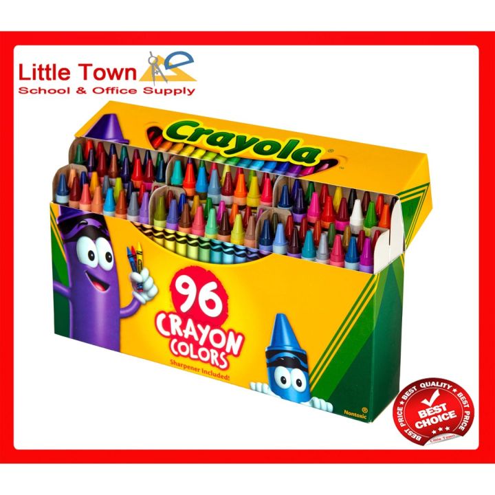 COD Crayola crayons set of 96 colors sharpener included | Lazada PH
