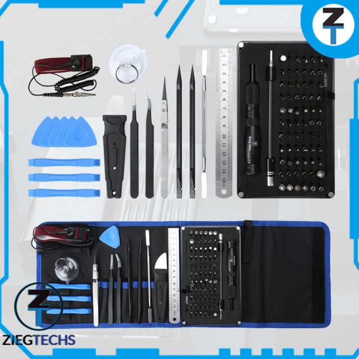 ZiegTechs 87in1 Professional Electronics Repair Tool Kit with Magnetic ...