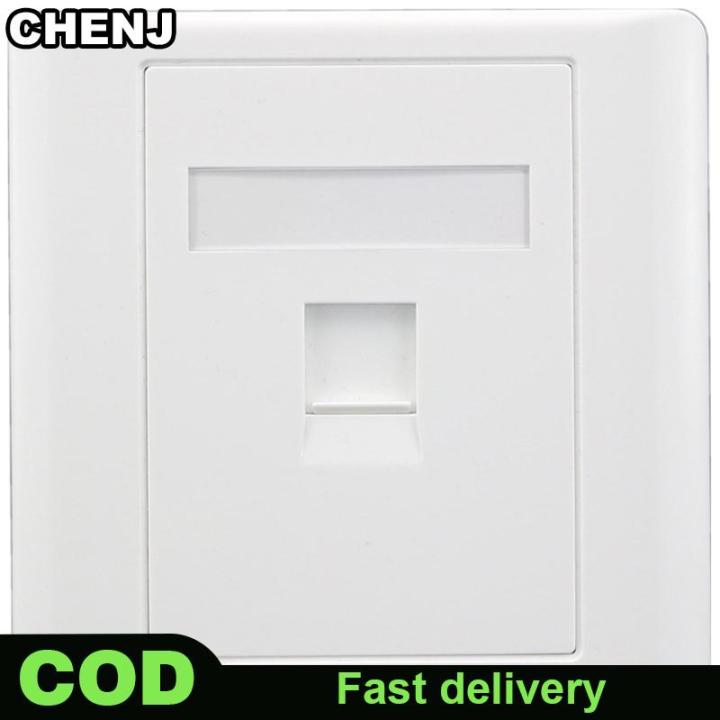 CHENJ 86 Type Network Ethernet LAN Gigabit RJ45 Cat6 Outlet Socket ...