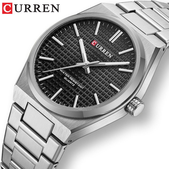CURREN Brand Fashion Casual Men's Quartz Watches Stainless Steel ...