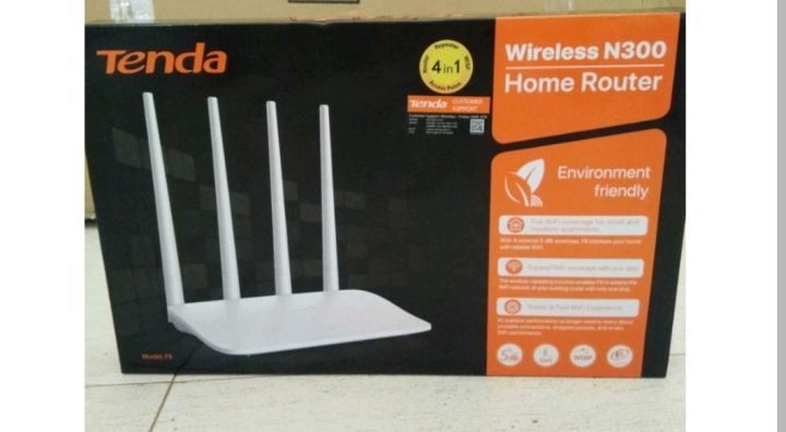 Tenda F6 300Mbps N300 4 Antenna Wi-Fi Router | Lazada PH