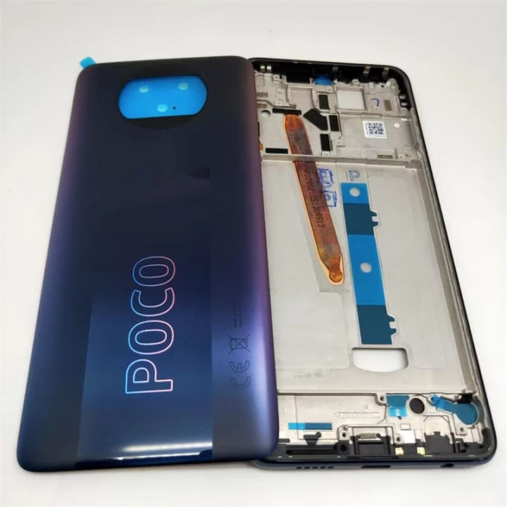 Full Housing For Xiaomi Poco X3 Pro Middle Frame Bezel Plate Chassis ...