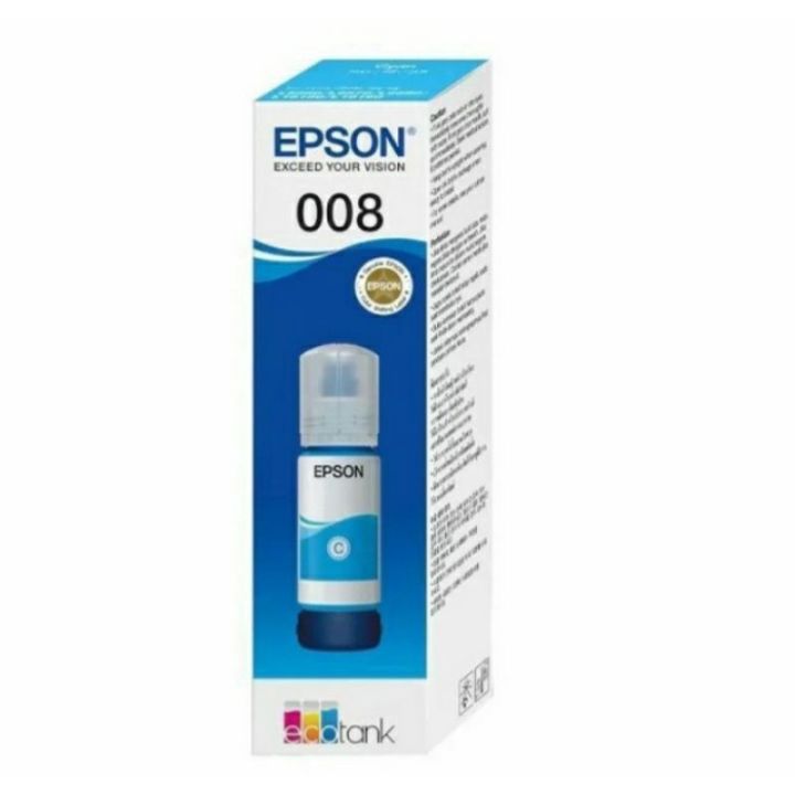 Tinta Epson 008 Cyan untuk Printer Epson L15150 • Epson L15160 • Epson ...