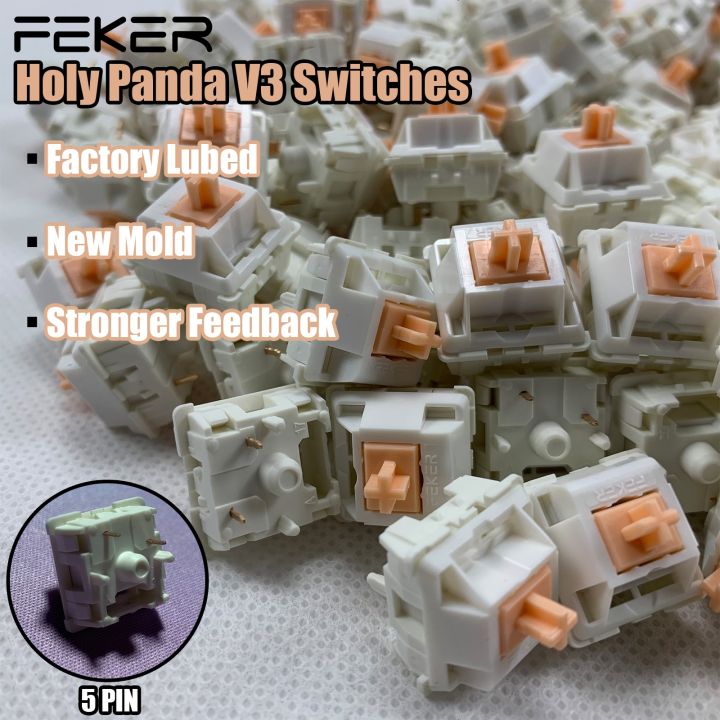 Keysland FEKER Holy Panda V3 Mechanical Keyboard Switches Cherry Mx ...