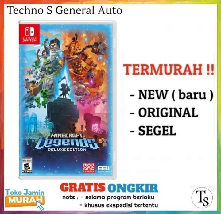 Nintendo Switch Minecraft Legends Legend Deluxe Edition | Lazada Indonesia