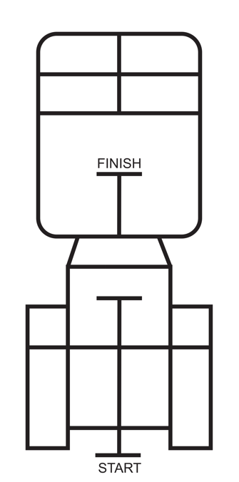 TRACK LINE FOLLOWER 180X90cm | Lazada Indonesia