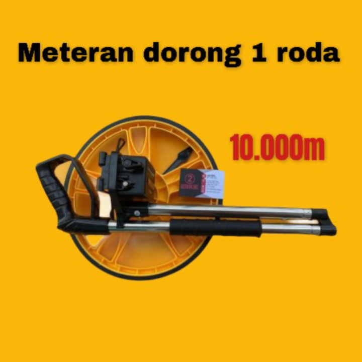 Meteran dorong meteran Jalan Roda Dorong roda 1 roda 2 MEASURING WHEEL ...