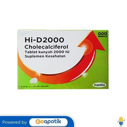 Hi-D 2000 Iu Box 30 Tablet | Lazada Indonesia