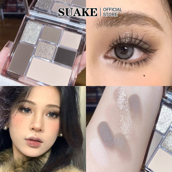 SUAKE 7 Color Makeup Eyeshadow Palette Brightens Matte Sparkling ...