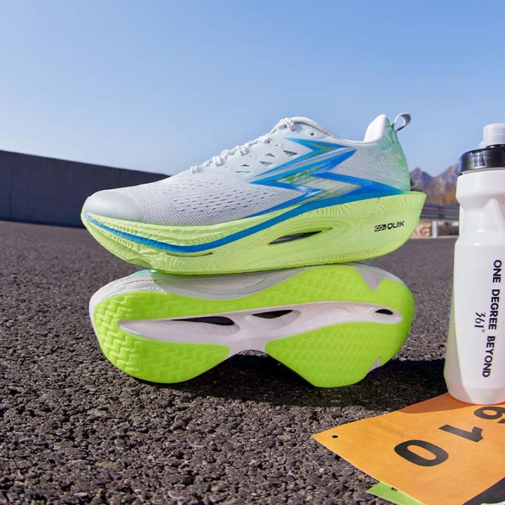 [10KM+] 361 Degrees Flame 3ET Sports Shoes Shock Absorbing Racing ...