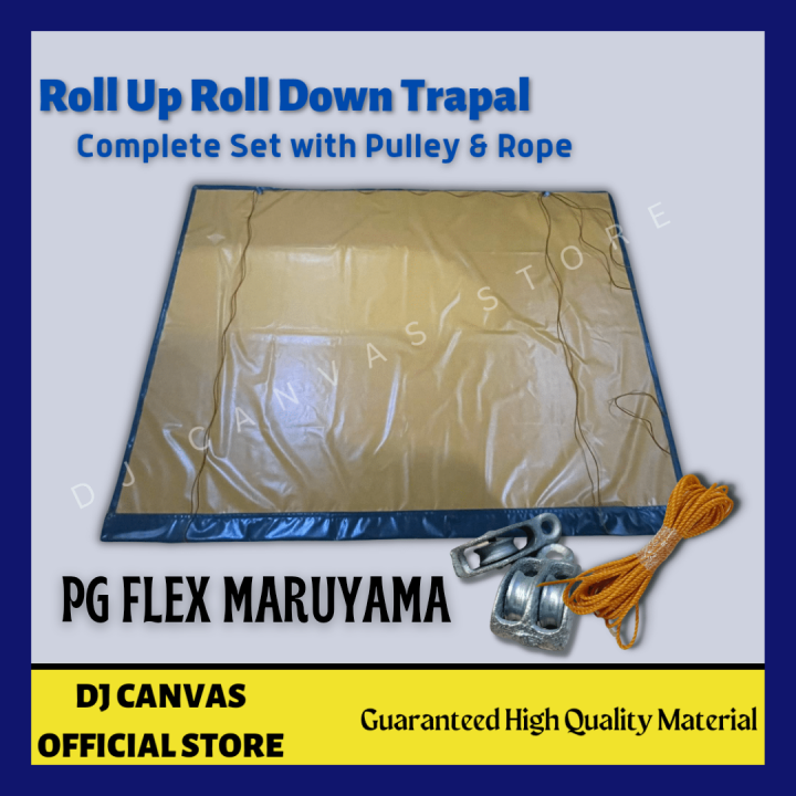 6FT X 10FT PG FLEX MARUYAMA ROLL UP TRAPAL TOLDA LONA -HEAVY DUTY ...