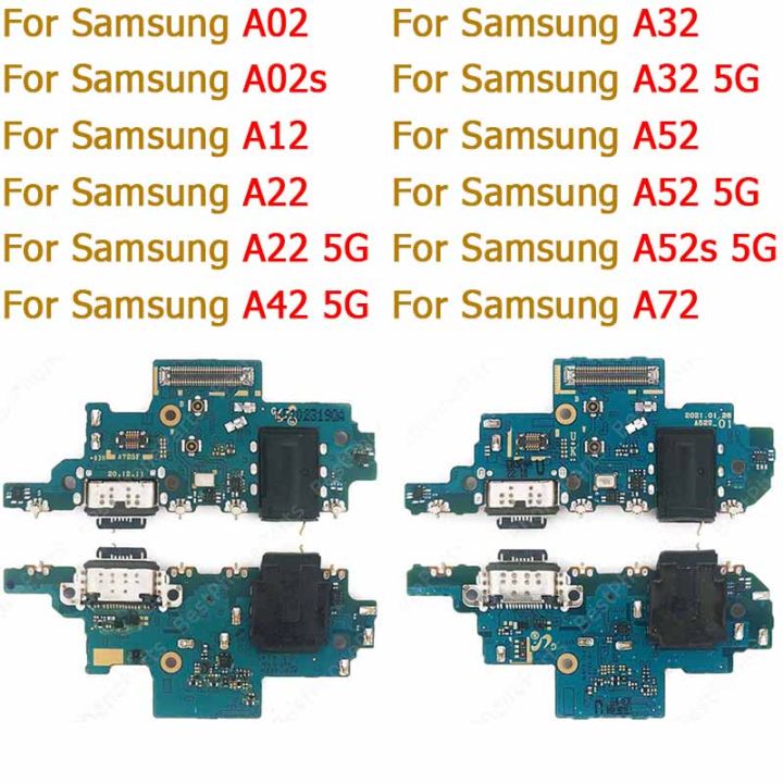 For Samsung Galaxy A02 A02s A12 A22 A32 A42 A52 A52s A72 5G Original Charging Port Charge Board ...