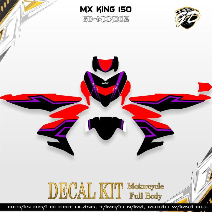 Decal MX King 150 Full Body Decal Jupiter MX 150 Full Body GD-mxk 002 ...