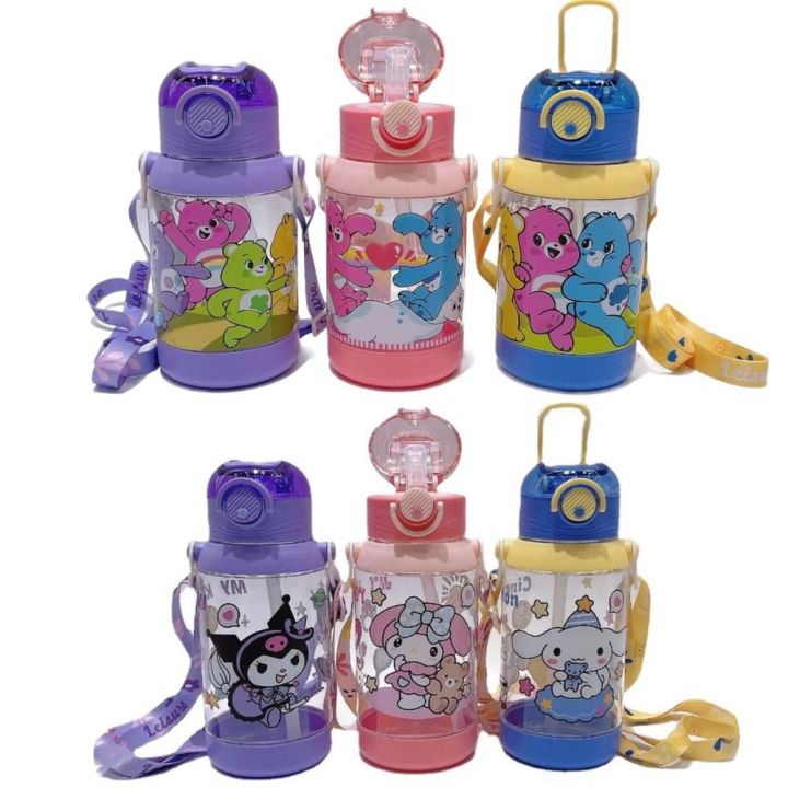 VFVB การ์ตูนอะนิเมะ ขวดน้ำเด็ก ความจุขนาดใหญ่600มล. ซันริโอ ถ้วยน้ำกีฬา ...