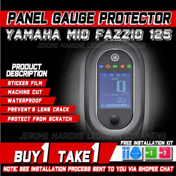 PANEL GAUGE PROTECTOR MIO FAZZIO 125 | Lazada PH