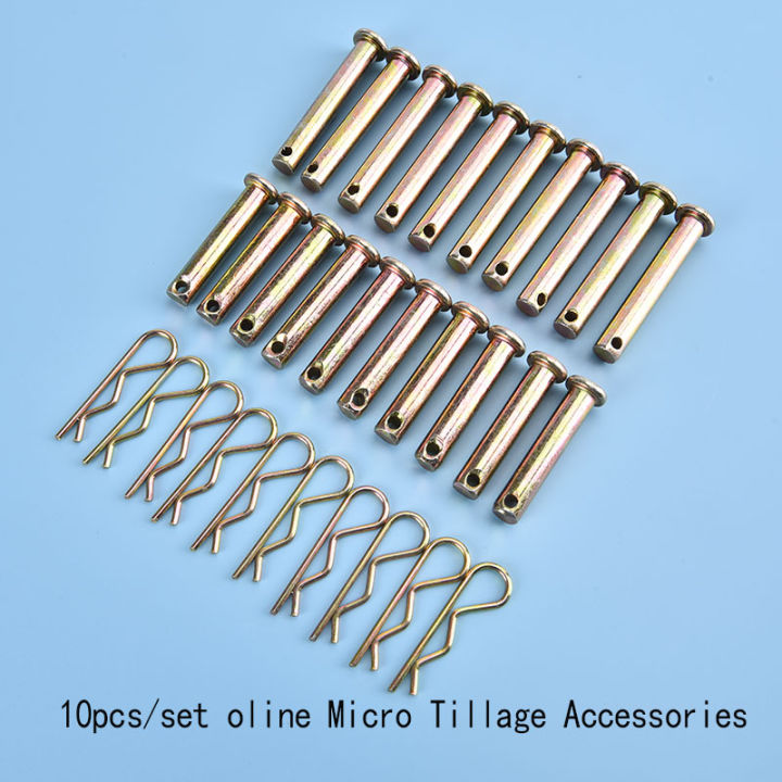 LANG 10pcs/Set 186F Diesel Farming Rotary Tiller Pin 8×40 8×50 Lock Pin ...