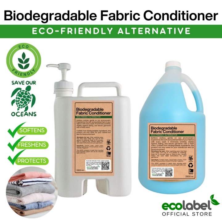 Eco-friendly Fabric Conditioner 100% Biodegradable Sustainable Natural ...