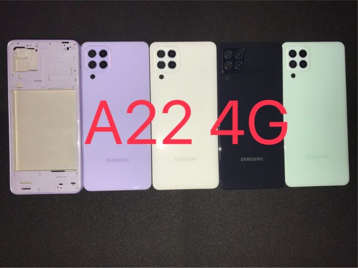 ชุดอะไหล่บอดี้ Body Samsung A22 4G บอดี้แกนกลาง+ฝาหลังA22 4G | Lazada.co.th