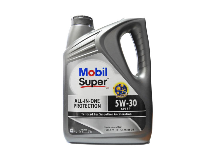 Mobil Super 3000 API SP / ILSAC GF-6A 5W30 Fully-Synthetic Gasoline ...