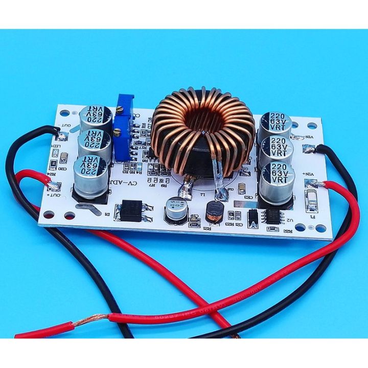 600W Aluminum DC-DC Boost Converter Adjustable 10A Step Up Constant Current Power Supply Module ...