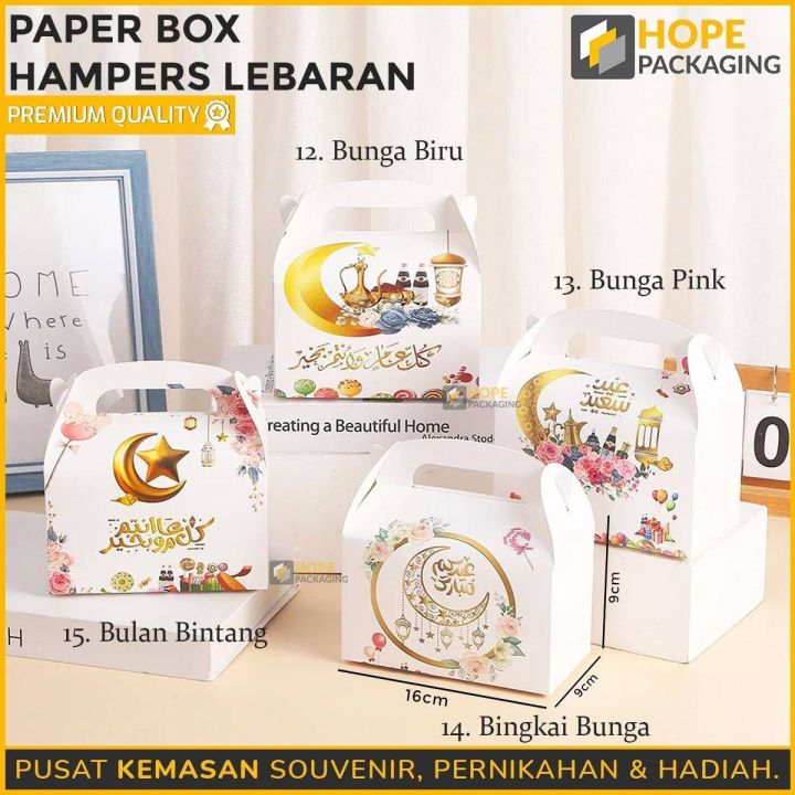 Paper Box Packaging Kotak Kue Lebaran/ Hampers Lebaran/ Dus Kue Parcel ...