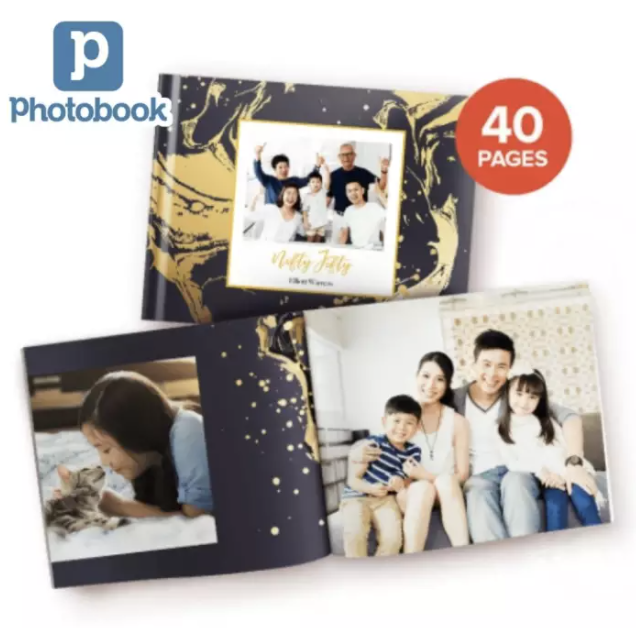 14" x 10" Large Landscape Imagewrap Hardcover Photobook, 40 pages [e ...