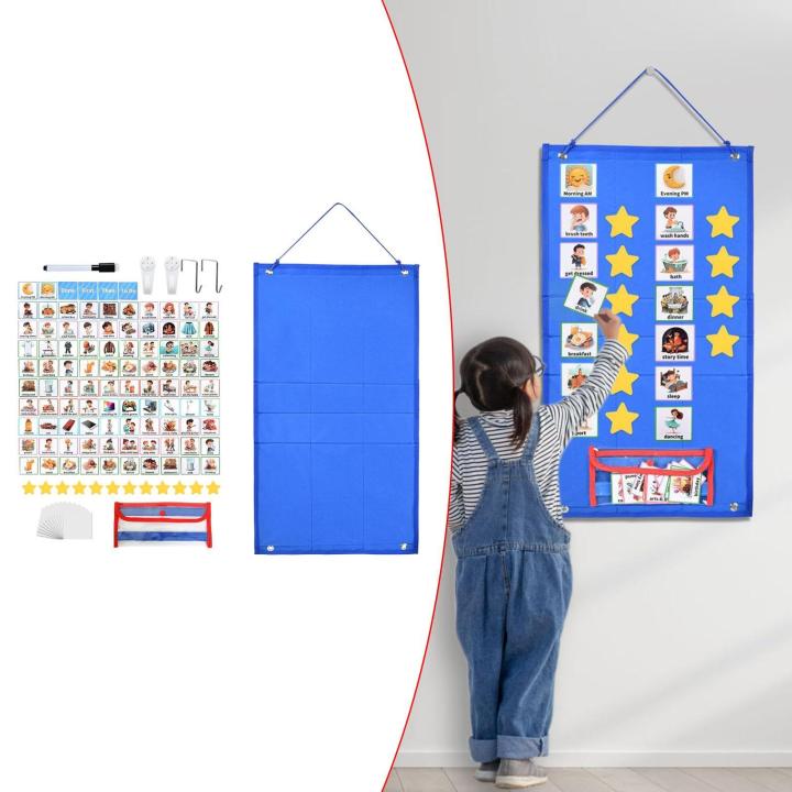 SunniMix Visual Schedule for Kids Routine Chore Chart Behavioral ...