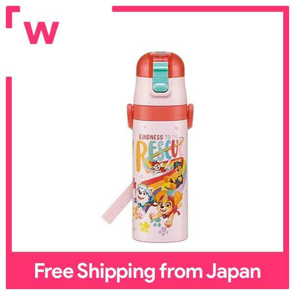 Skater Sports Bottle Children's Stainless Steel Water Bottle 470ml Paw Patrol Rescue SDC4-A ...