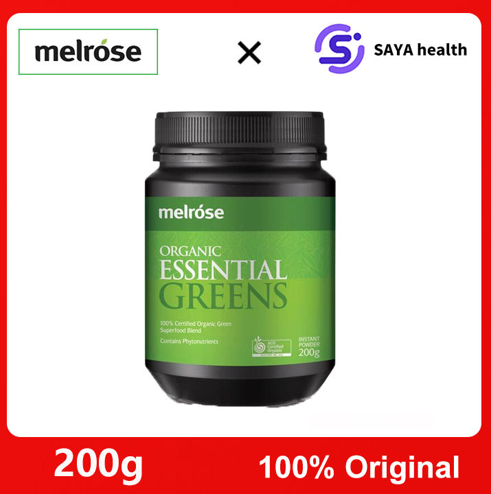 Melrose Organic Essential Greens powder 200g | Lazada