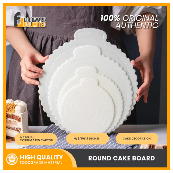 6/8/10/12 Inches Round Cake Board | Baking Pastry Cake Tools Kitchen ...