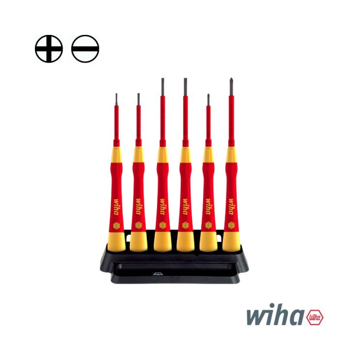 Wiha PicoFinish Electric 7-pc Screwdriver Set with holder | Lazada PH