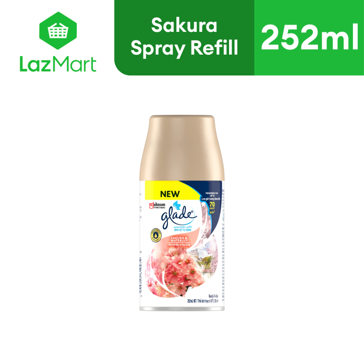 Glade Automatic Spray Refill - Sakura & Waterlily Scent 252ml | Lazada PH