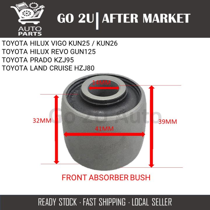 FRONT ABSORBER BUSH LOWER -90903-89012 TOYOTA HILUX KUN25/PRADO KZJ95 ...