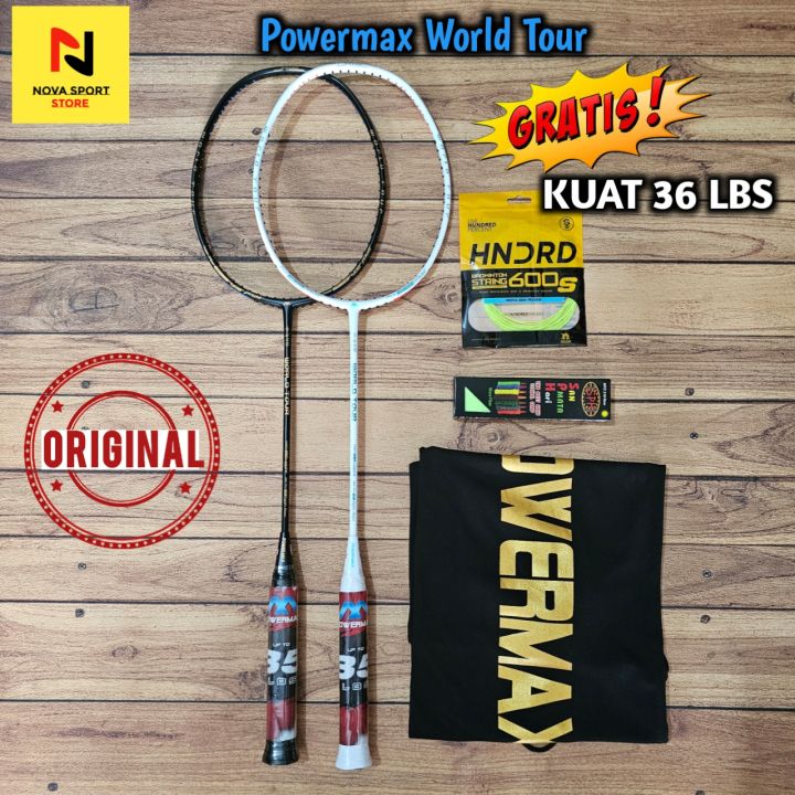 Raket Badminton Powermax World Tour | Lazada Indonesia