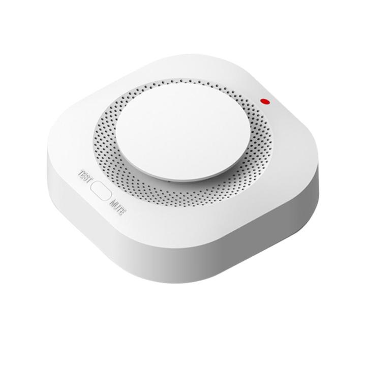 WiFi Tuya Smoke Detection Sensor APP Push Wireless Smoke Detector Anti ...