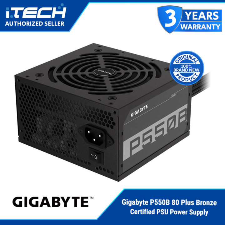 Gigabyte P550B 80 Plus Bronze Certified PSU Power Supply | Lazada PH
